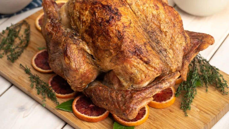 The Big Easy® Turkey with Blood Orange Honey & Thyme Sauce