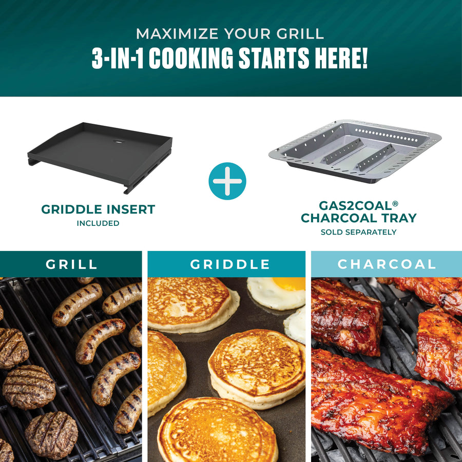 Pro Series™ 3-Burner Gas Grill and Griddle