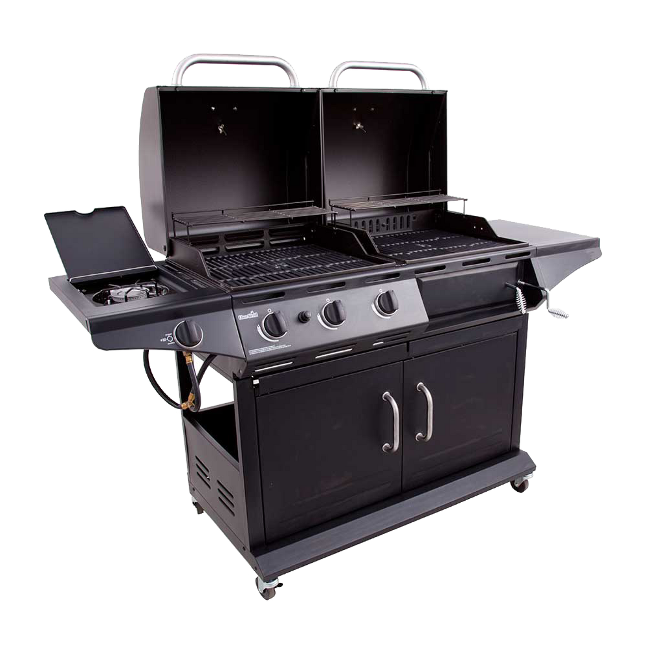 Deluxe Charcoal & Gas Combo Grill