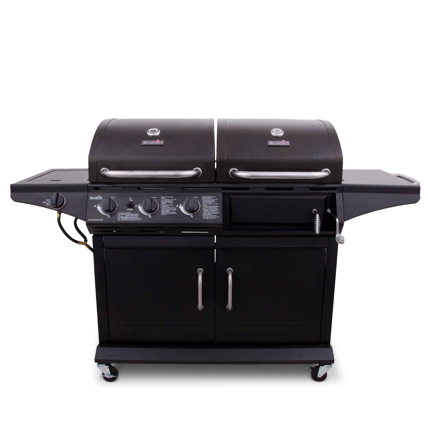 Deluxe Charcoal & Gas Combo Grill