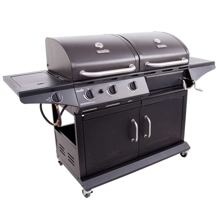 Deluxe Charcoal & Gas Combo Grill